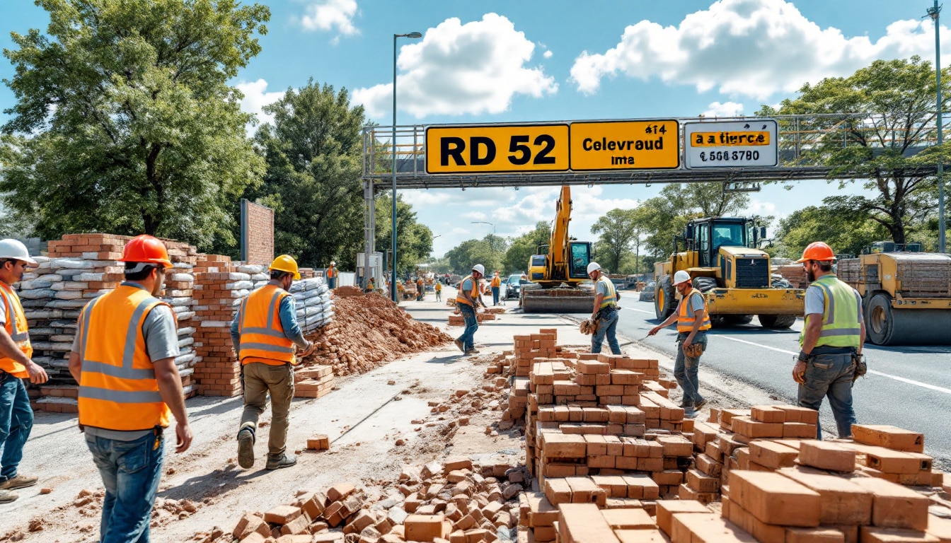 Rénovation de la RD52 : La société de Tiercé au cœur du projet