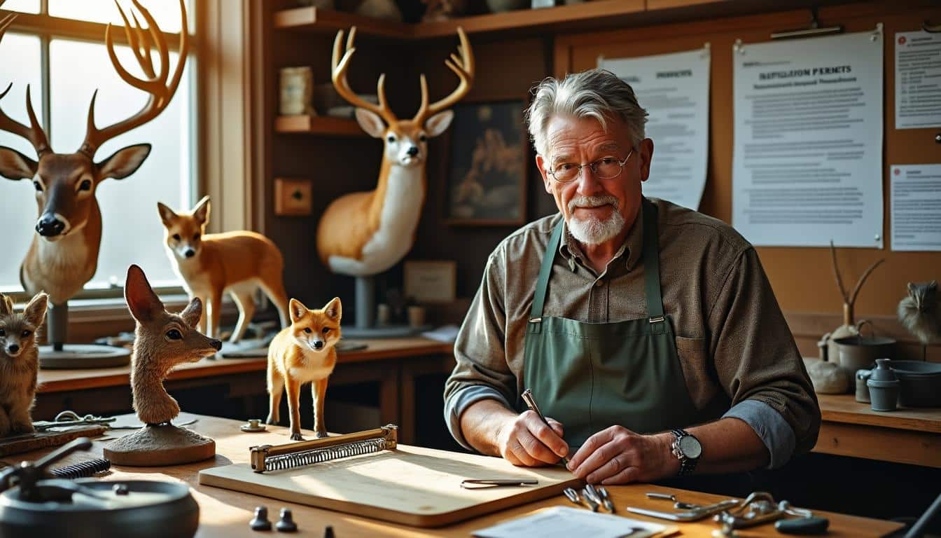 Exercer comme taxidermiste : comprendre la réglementation et le statut